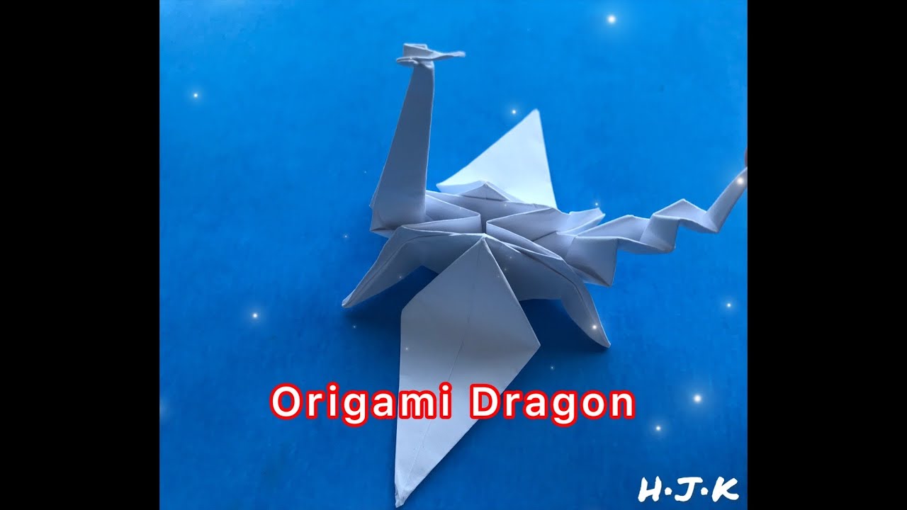 Easy Paper Dragon Tutorial Youtube