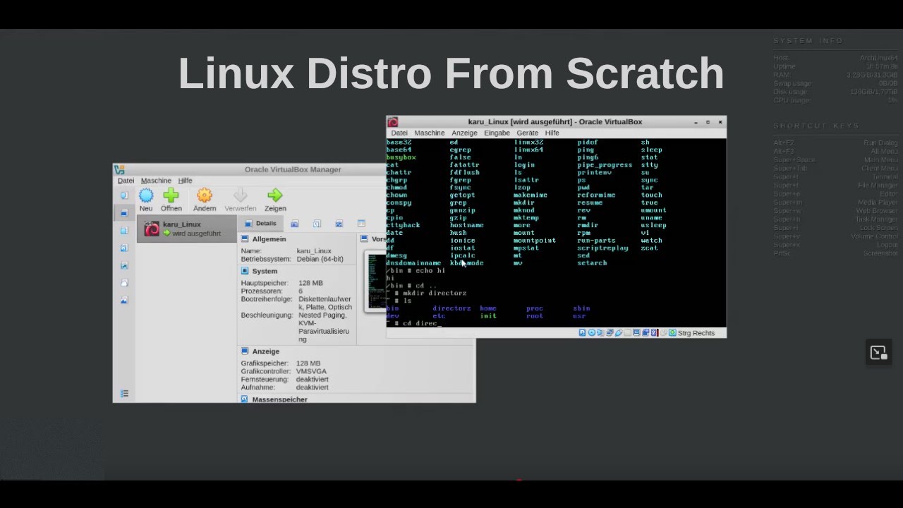 Custom Linux Distro From Scratch Testing Youtube
