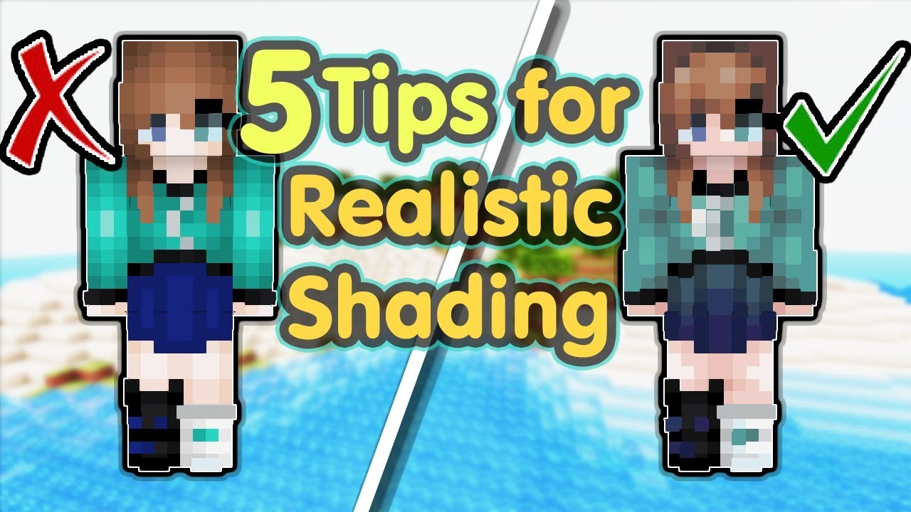 5 Tips For Realistic Shading Minecraft Skin Youtube