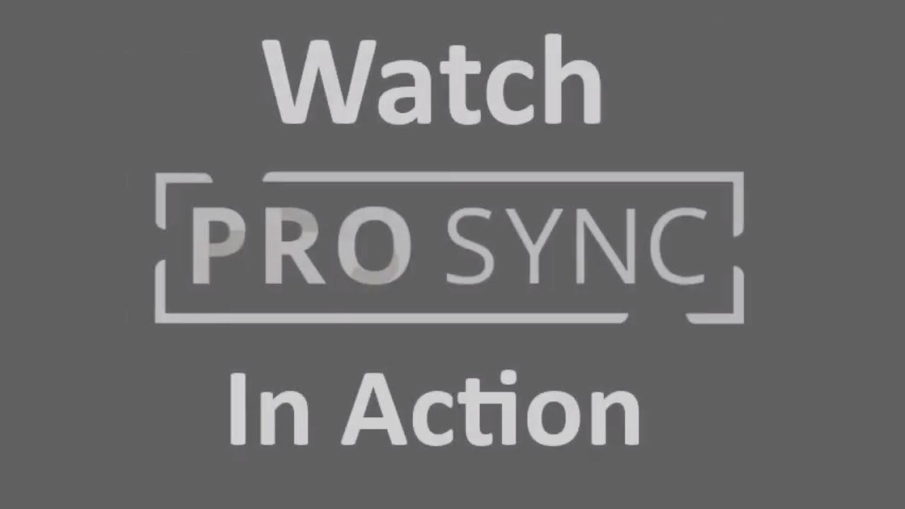 What Is Prosync Tsi Youtube