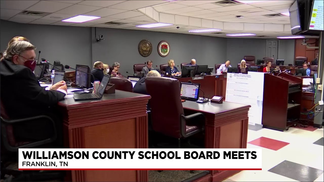 Williamson County School Board Meeting Youtube