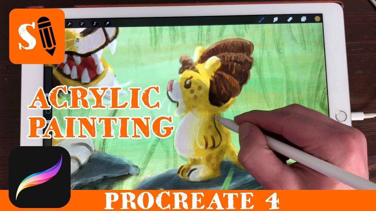 Procreate Acrylic Painting Youtube