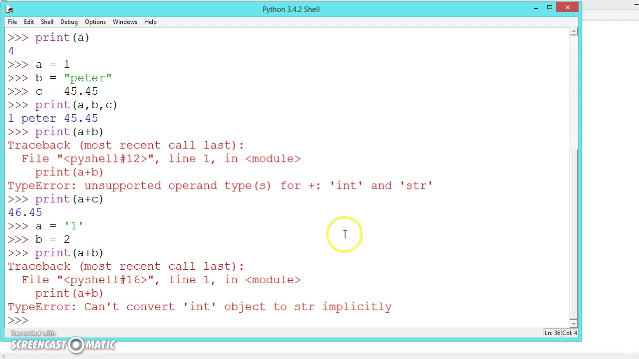 Learn Python Programming Variables Youtube