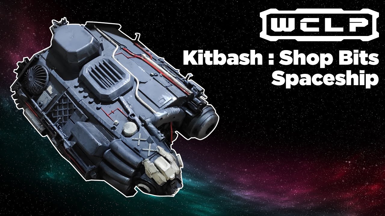 Kitbash 3d Spaceship Models Timelapse Whichcraft Labs Props Youtube