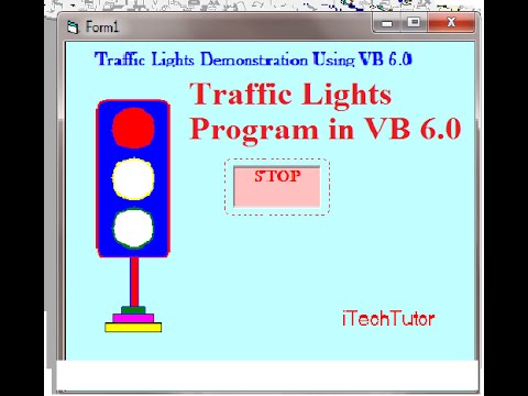 Learn Visual Basic 6 0 Vb6 Road Traffic Lights Animated System Step