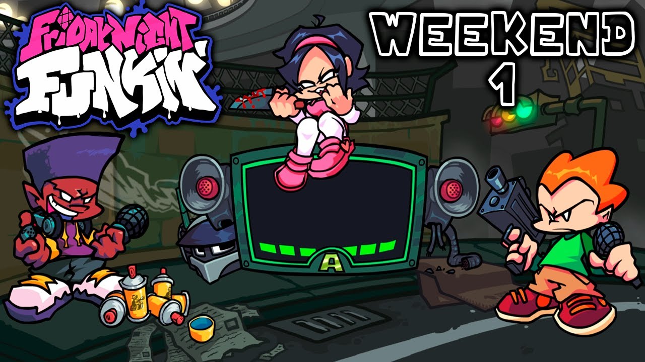 Friday Night Funkin Weekend 1 Full Week Cutscenes Youtube
