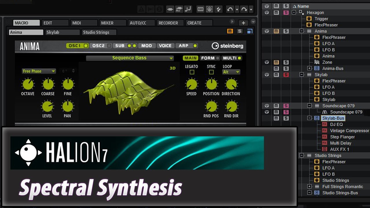 Halion 7 Tutorial 20 Spectral Synthesis Youtube