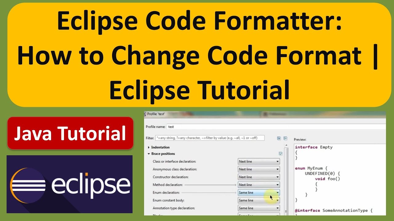 Eclipse Java Code Formatter Shortcut Lipstutorial Org