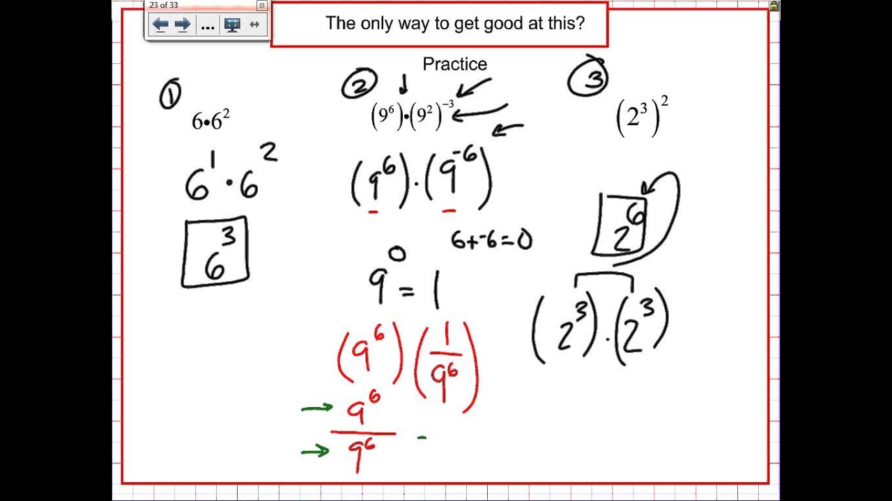 4 Exponent Practice Problems Youtube