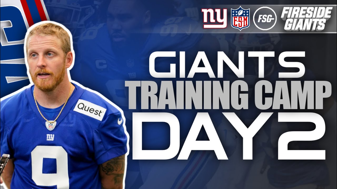 Giants Day 2 Training Camp Standouts Youtube