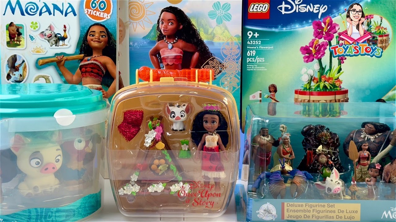 Unboxing And Review Of Disney Moana Toys Collection Youtube