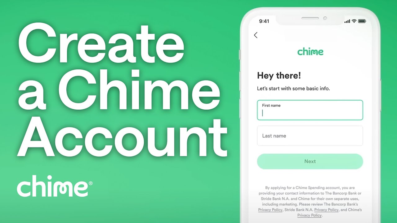 How To Create A Chime Account Chime Youtube