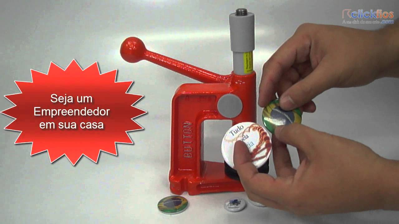 Máquina Para Fabricação De Buttons Da Cardenas Youtube