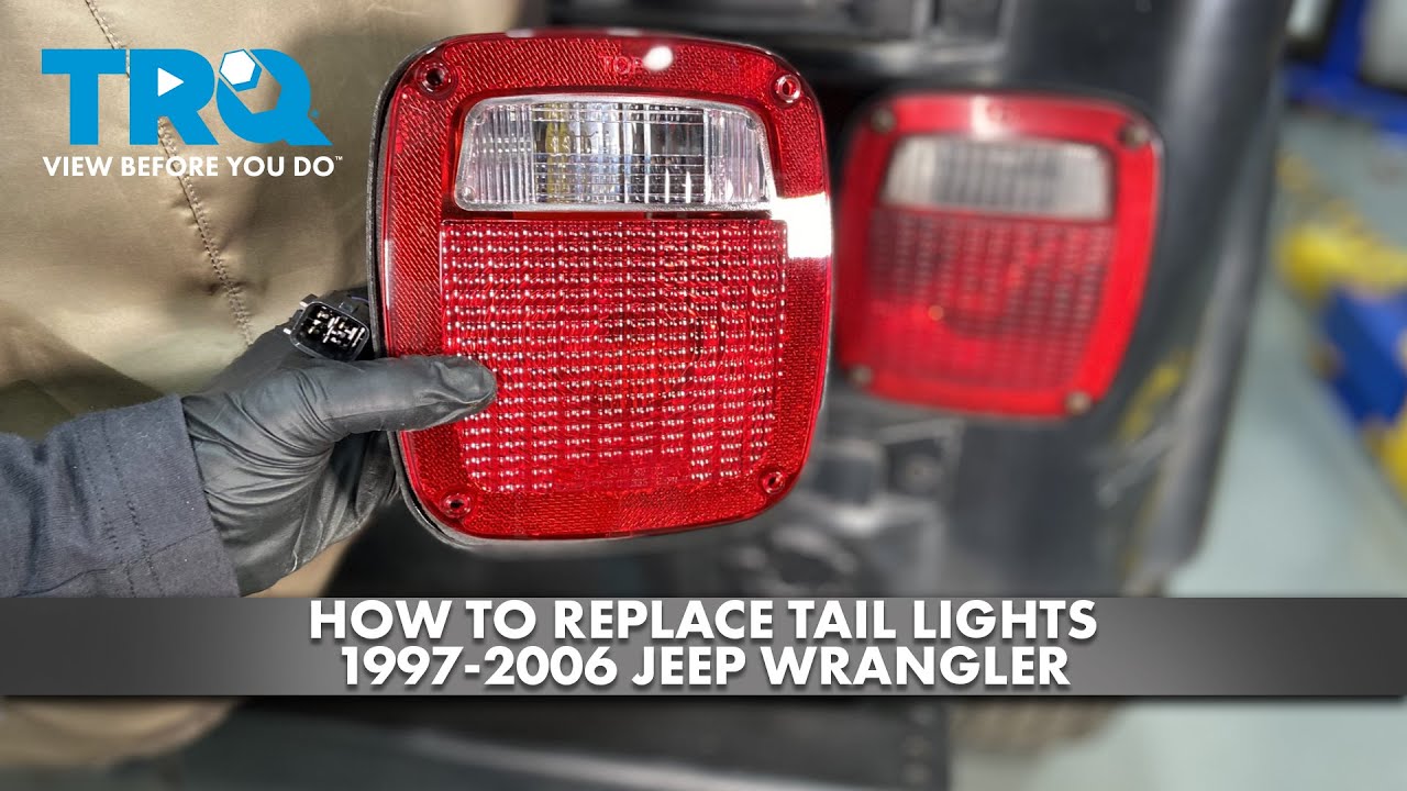 How To Replace Tail Lights 1997 2006 Jeep Wrangler 1a Auto