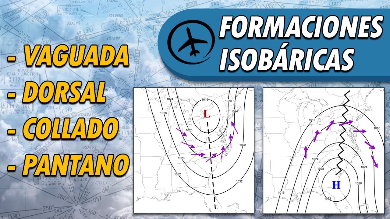 Formaciones Isobáricas Vaguadas Dorsales Collados Y Pantanos Youtube