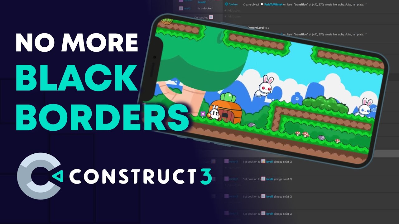 How To Support Multiple Screen Sizes Construct 3 Tutorial Youtube