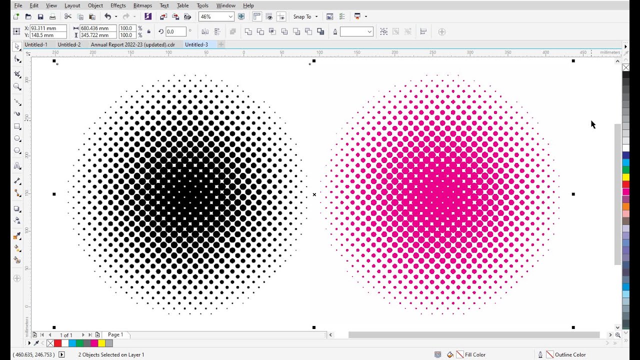 How To Make Halftone Effect In Coreldraw Coreldraw Tutorials Doctor