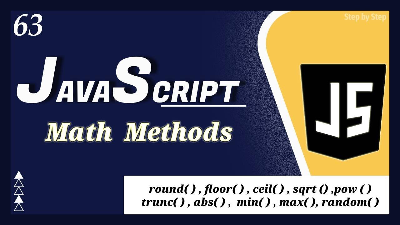 Math Methods Javascript Tutorial For Beginners 63 Youtube
