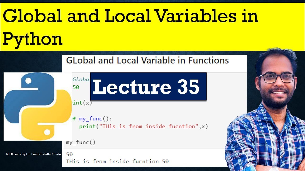 Global And Local Variables In Python рџњђ User Defined Functions In