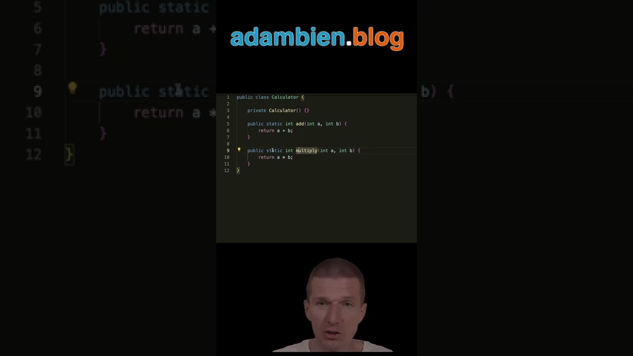 Interfaces Are Better Utilities Than Classes Airhacks Java Short