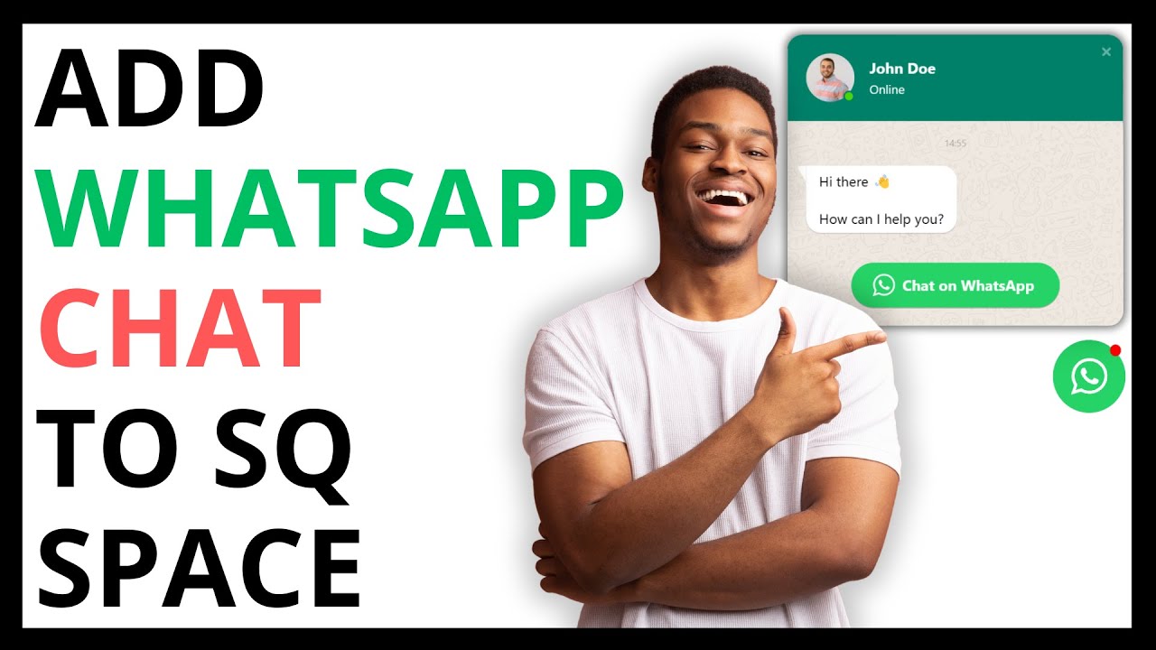How To Add Whatsapp Chat To Squarespace Quick Guide Youtube
