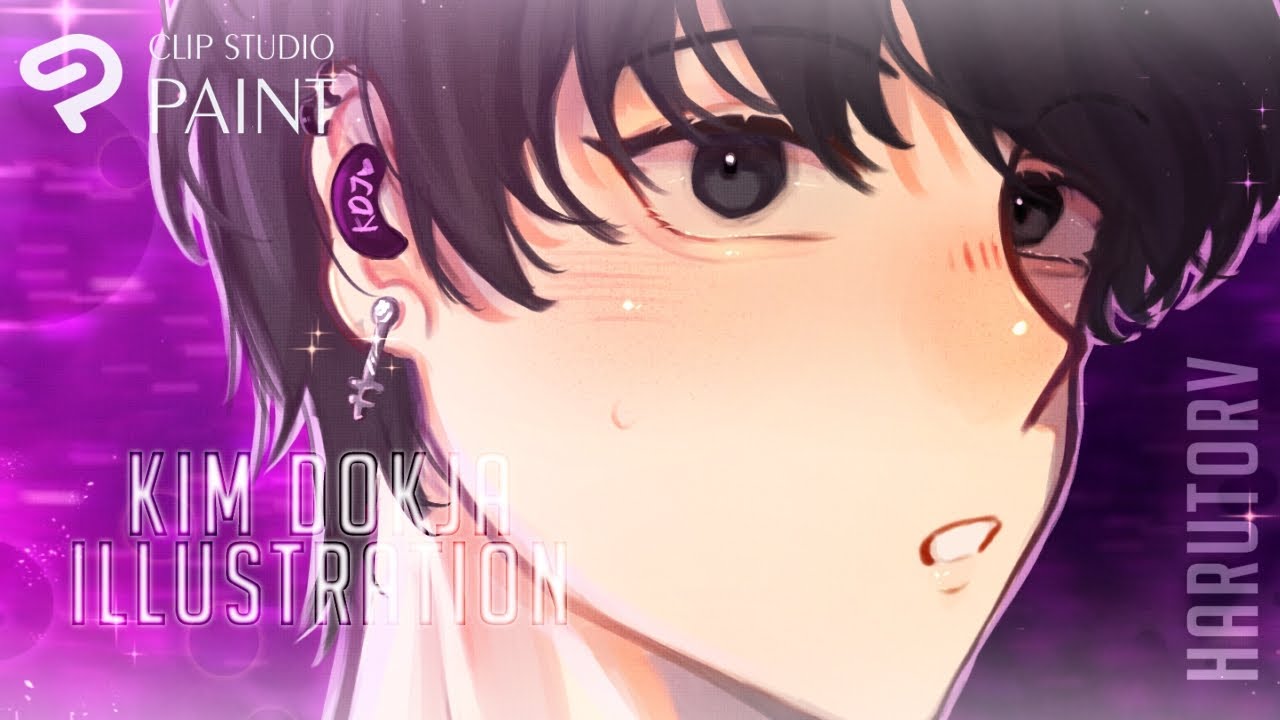 Kim Dokja Illustration Orv Clip Studio Paint Speedpaint Youtube