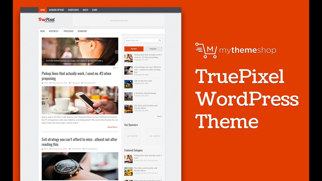 Truepixel Wordpress Theme Setup Tutorial Youtube