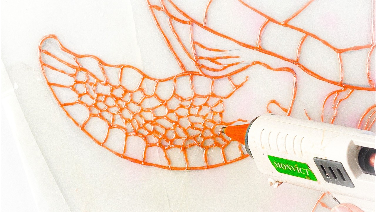 This Glue Gun Art Technique Will Blow Your Mind Youtube
