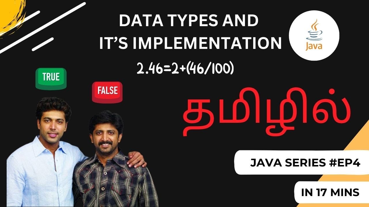 Data Types In Java Explained In Tamil Java Series Ep4 Youtube
