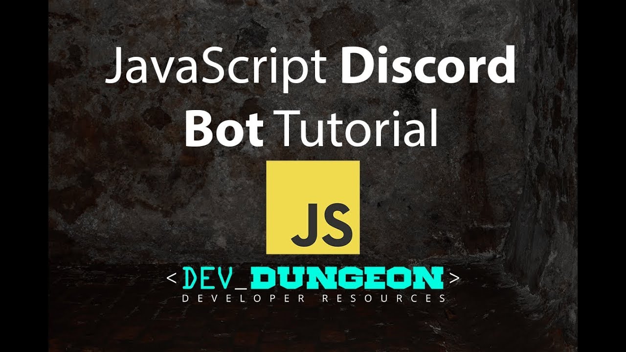 Javascript Discord Bot Tutorial Youtube