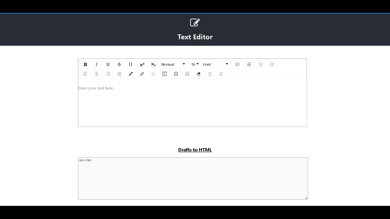 Creating A Text Editor Using Reactjs Youtube