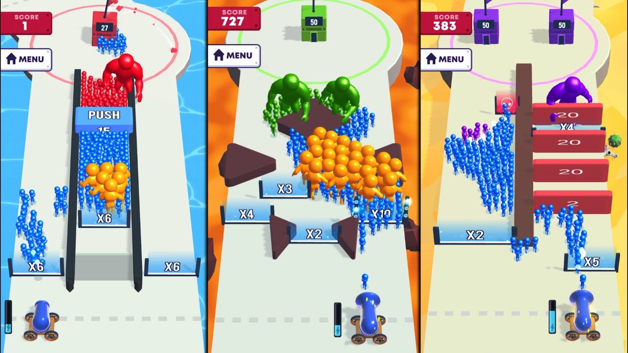 Mob Control Walkthrough Gameplay Part 5 New Update Cannon Game Solver