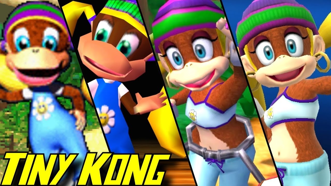 Evolution Of Tiny Kong 1999 2018 Youtube