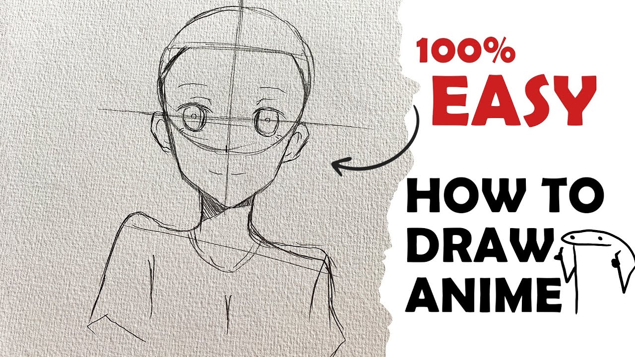 Easy Tutorial How To Draw Anime Part 1 Youtube