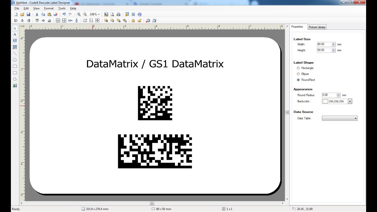 Datamatrix Barcode Generator Youtube