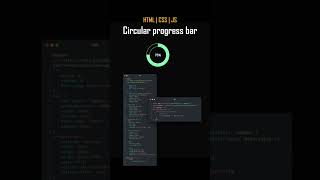 Circular Progress Bar Html Css Js Consistent Coders Consistentcoding