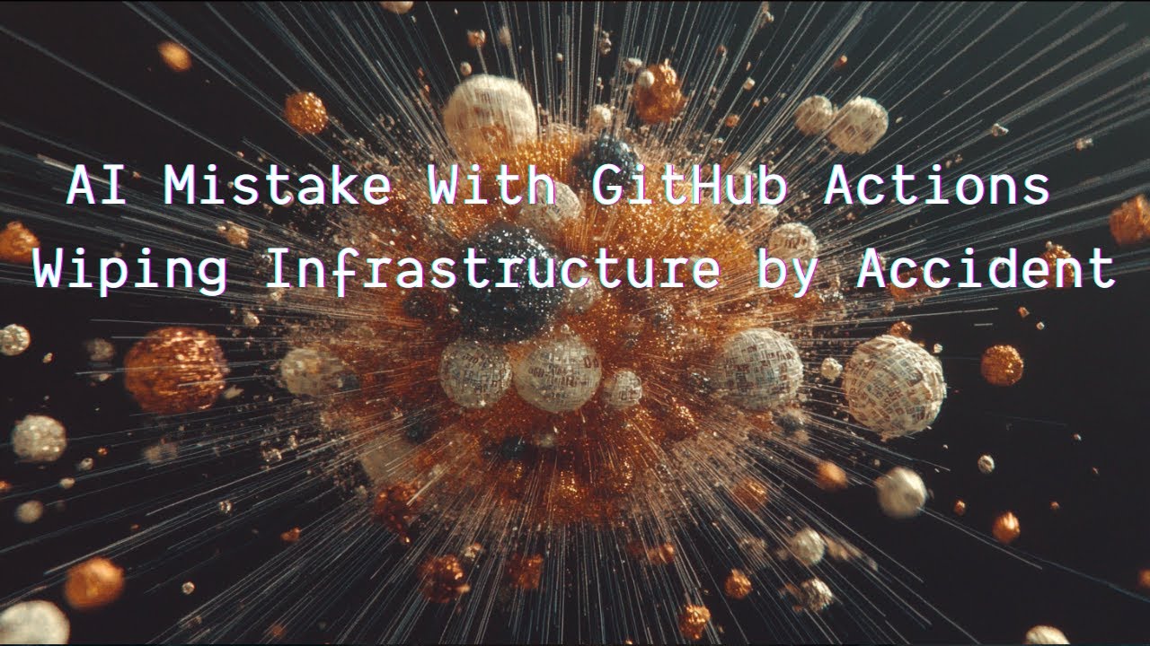 Ai Mistake With Github Actions Wiping Infrastructure By Accident