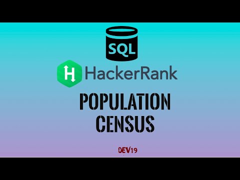 42 Population Census Hackerrank Sql Solutions Coding Sql Viral