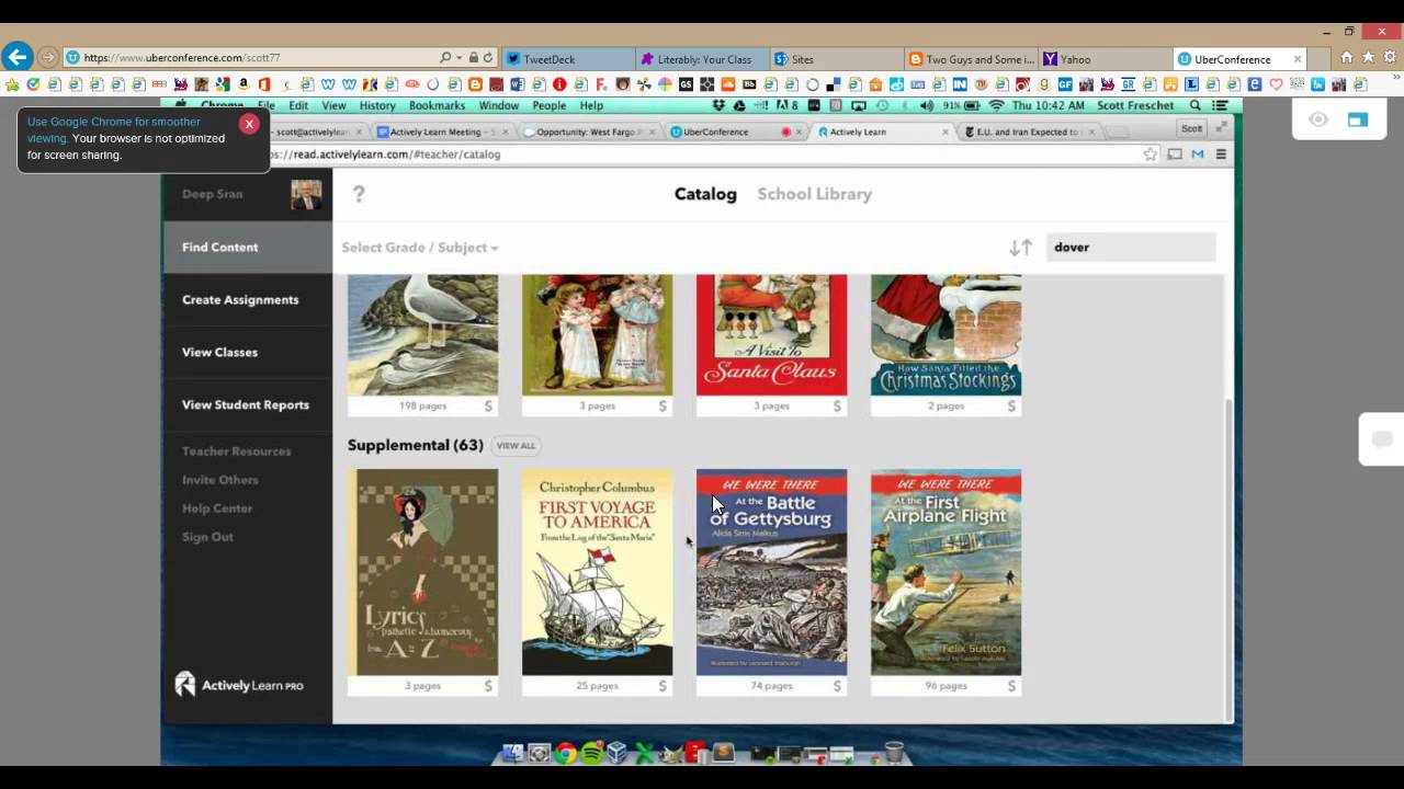 Actively Learn Tutorial Youtube
