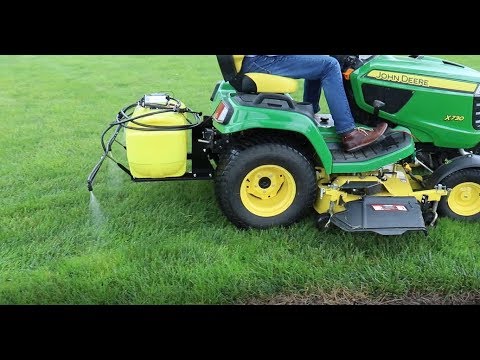 25 Gallon Tractor Mounted Sprayer In Action Youtube