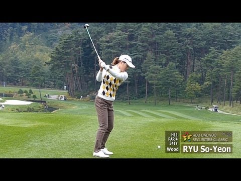 Slow Hd Ryu So Yeon 2013 Wood With Practice Golf Swing 2 Youtube