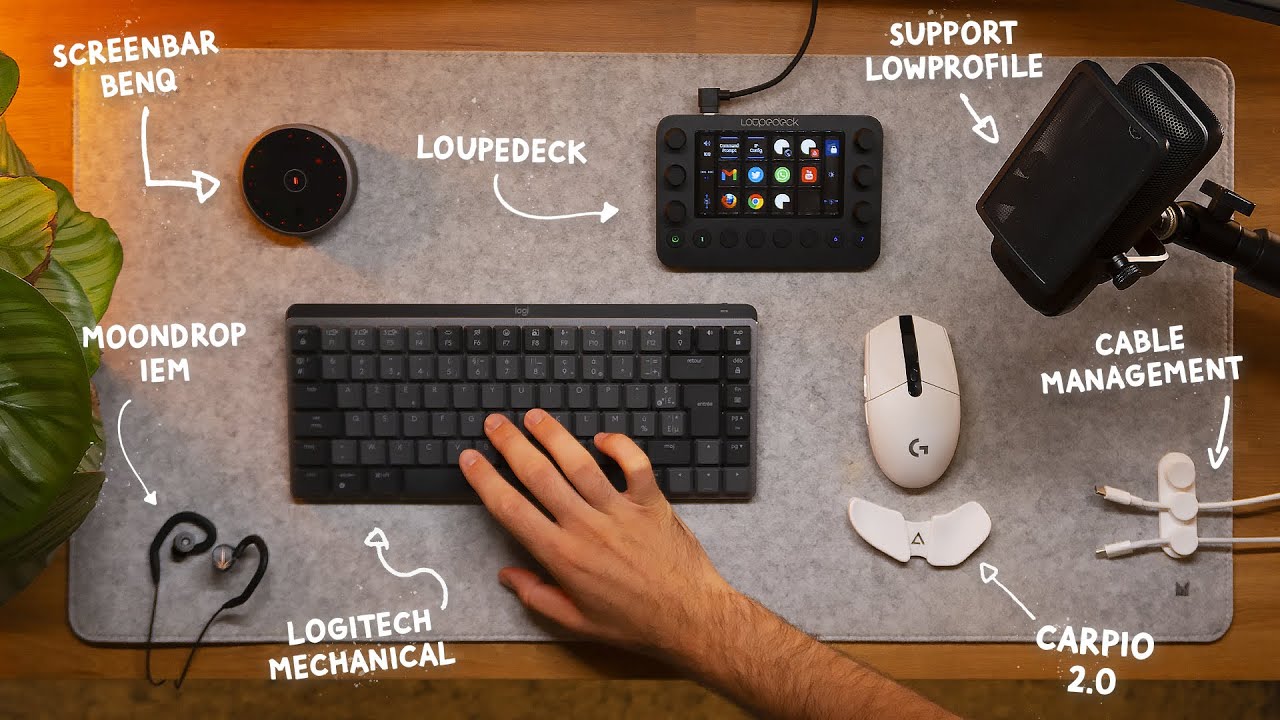 7 Accessoires De Setup De Bureau Deltahub Carpio Logitech Mx Mini
