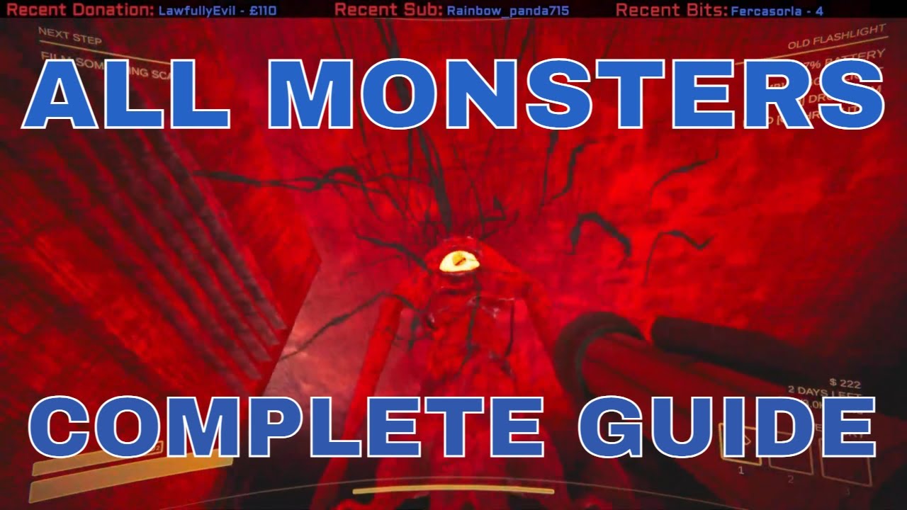 Content Warning Complete Guide All Monsters Explained Youtube