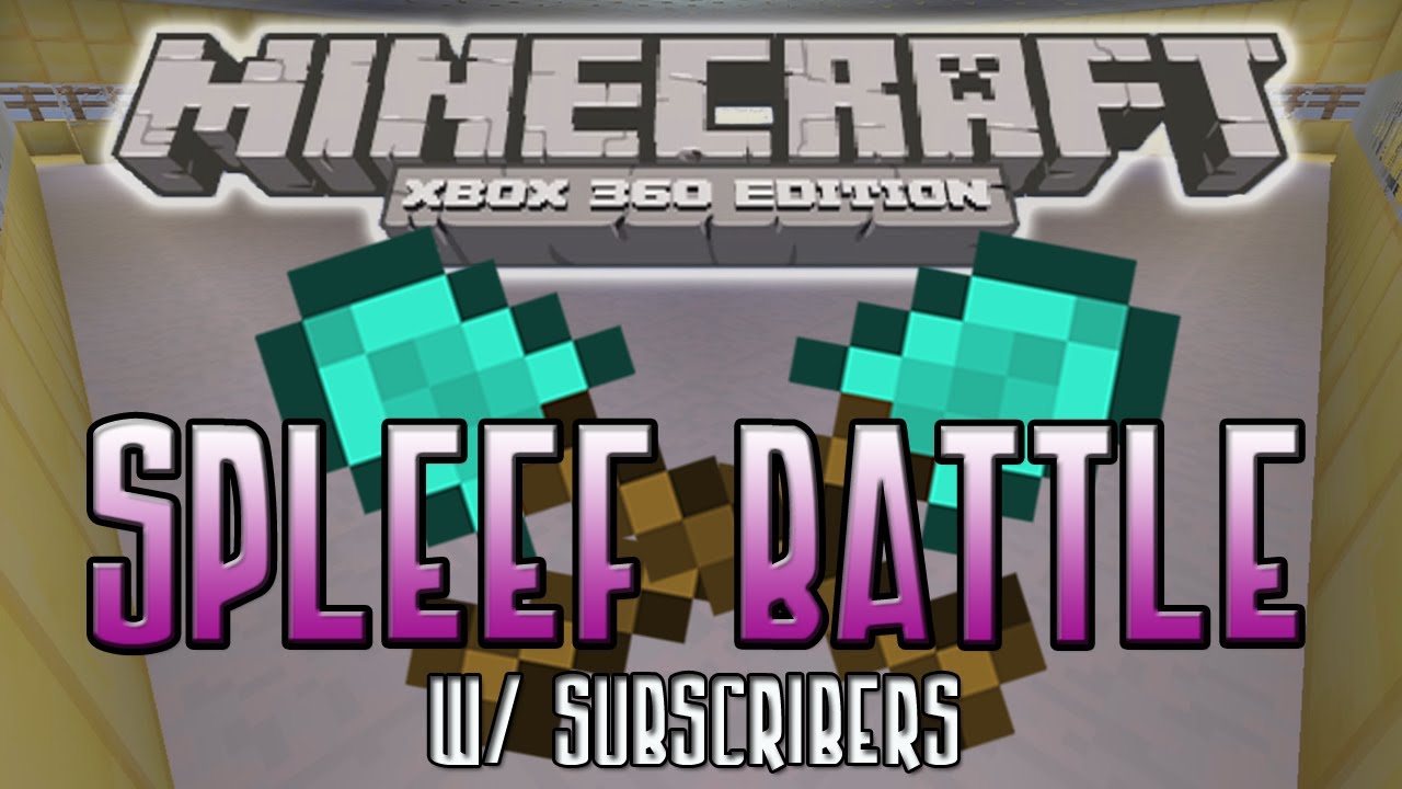 Minecraft Xbox 360 Spleef Battle W Subscribers Friends Tu8