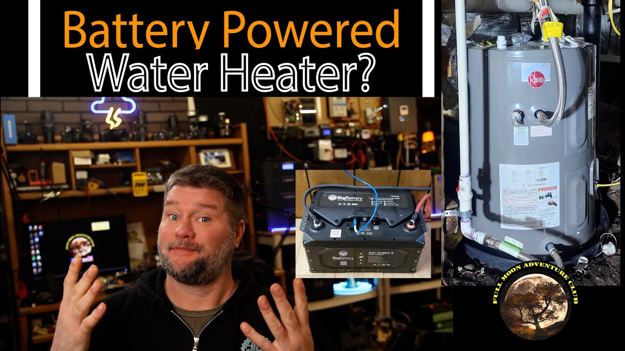 Can You Run A Electric Water Heater On Batteries Husky 2 Battery Vs