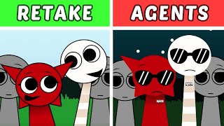 Incredibox Sprunki Retake But Agent Sprunkis Version Normal Vs Horror