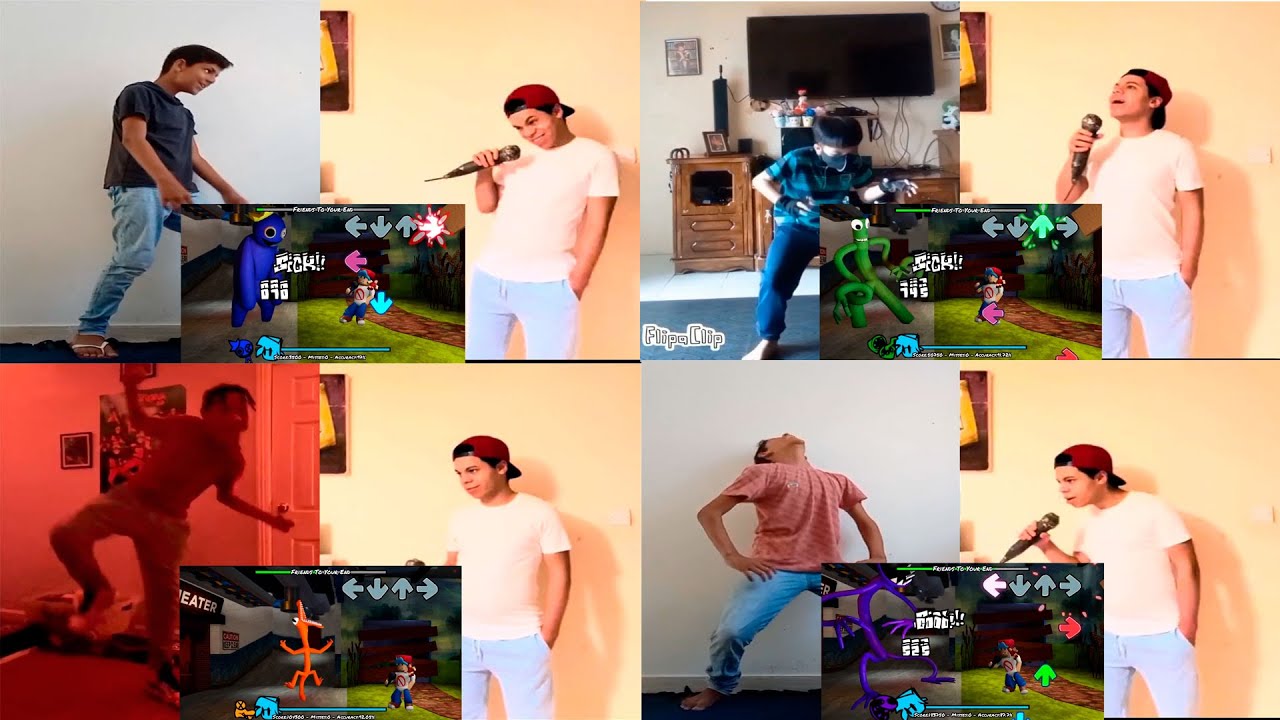 Rainbow Friends Vs Bf In Real Life Fnf Irl Complete Edition Youtube