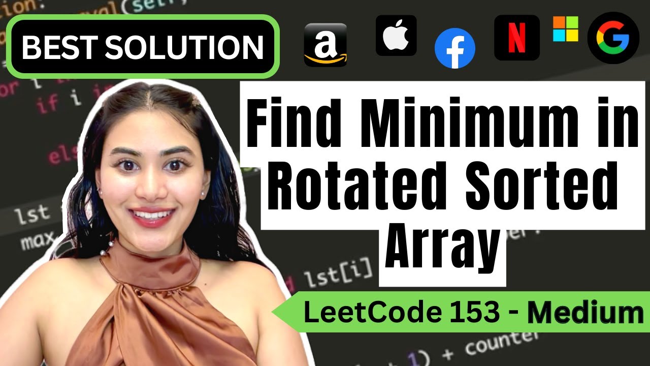 Find Minimum In Rotated Sorted Array Leetcode 153 Python Iterative