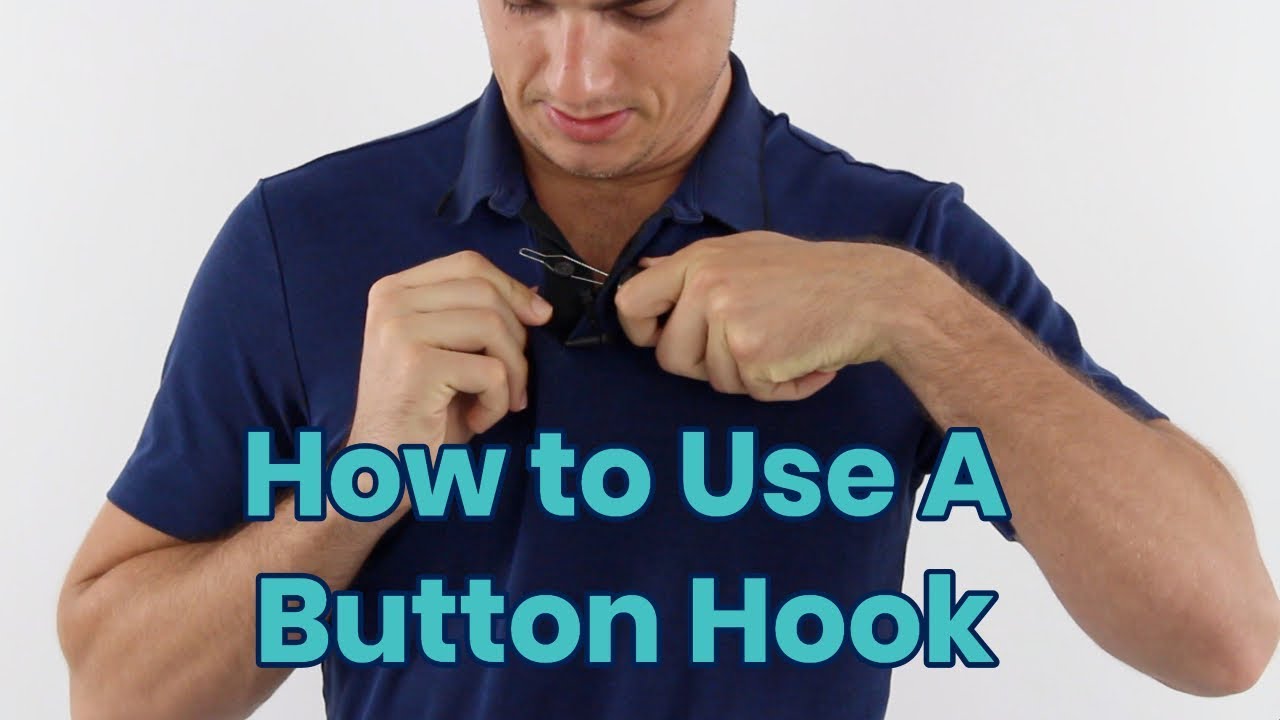 How To Use A Button Hook Youtube