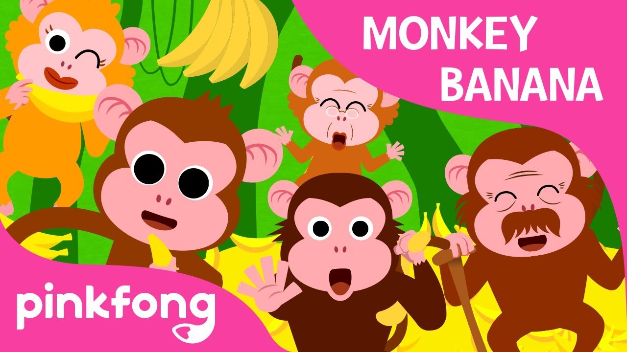 Monkey Banana Baby Monkey Animal Songs Pinkfong Songs For Children